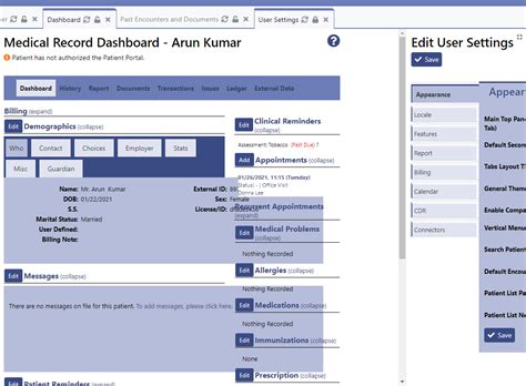 Medical Record Dashboard Styling Issue 4189 Openemr Openemr GitHub