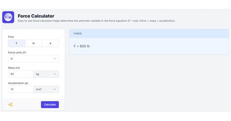 Calculator Io Introduces Force Calculator A Tool For Accurate Force Assessments