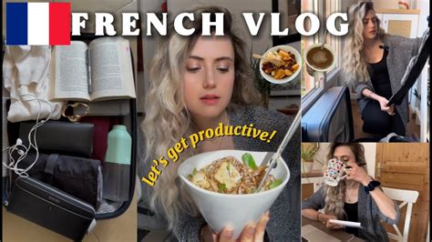 Vlog In French 🇫🇷 A Productive Day In My Life Packing For Paris En