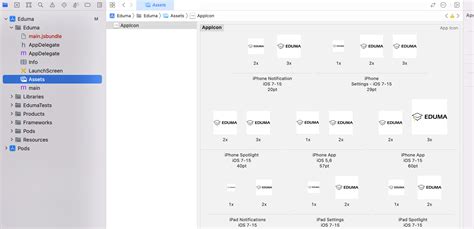 Adding App Icon Ios App Thimpress Docs