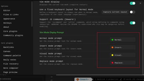 Vimrc Support Powerline Obsidian