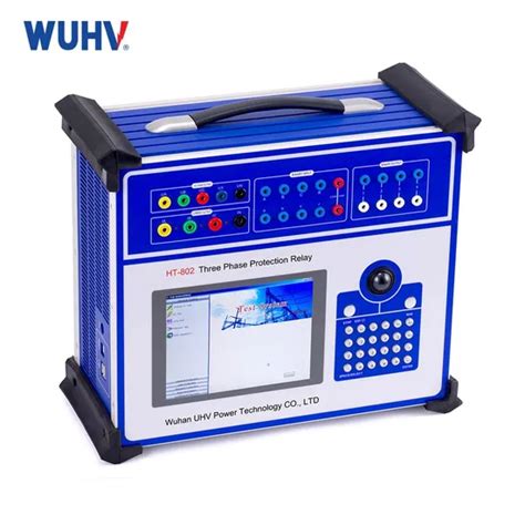 Uhv 802 Auto Secondary Current Injection Test Set Relay Test Set 3 Phase Relay Protection Tester