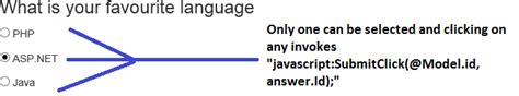 Javascript How To Add Onclick Event To Radio Button In Razor View Stack Overflow