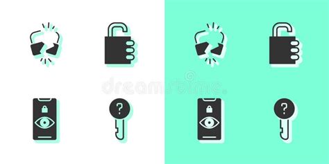 Set Undefined Key Broken Or Cracked Lock Eye Scan And Safe