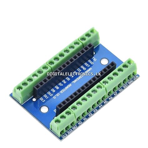 Arduino Nano Expansion Board Digitalelectronicslk