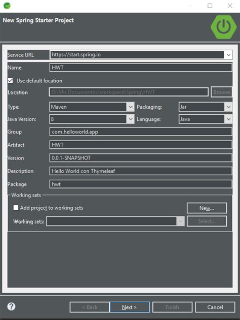 Hello World En Spring Thymeleaf Controller Desarrollo De Software En Español