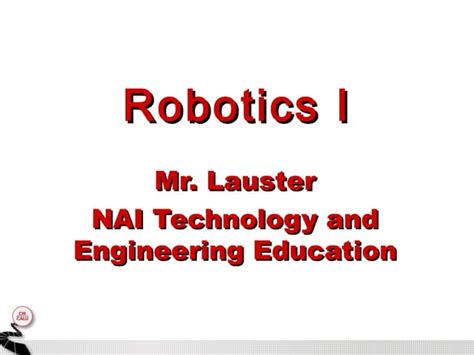 Intro To Robotics Ppt