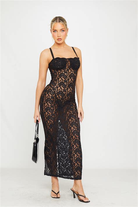 Sheer Lace Dresses