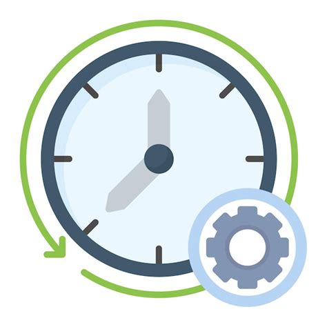 Premium Vector Time Management Vector Illustration Style