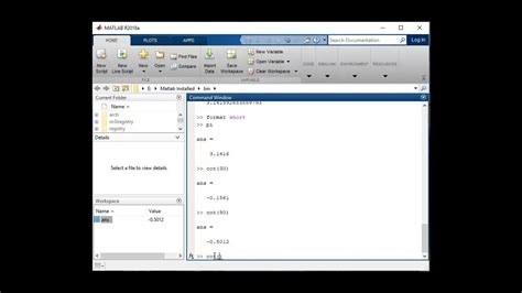 Matlab Course For Computational Physics Basics Of Matlab Youtube