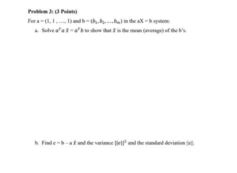 Solved Problem Points A Solve A Ax Ab Chegg Com