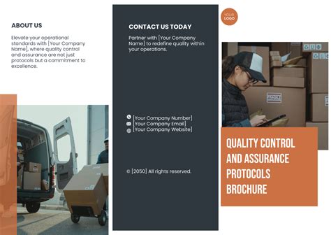 Free Quality Control And Assurance Protocols Brochure Template To Edit