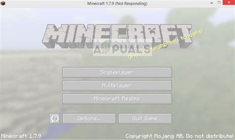 Fix Minecraft Not Responding