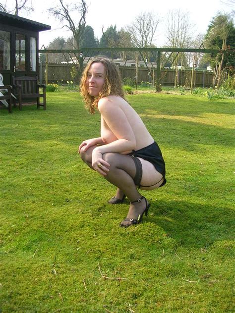 Flashing In Stockings Outdoors Nude Pics Xhamster