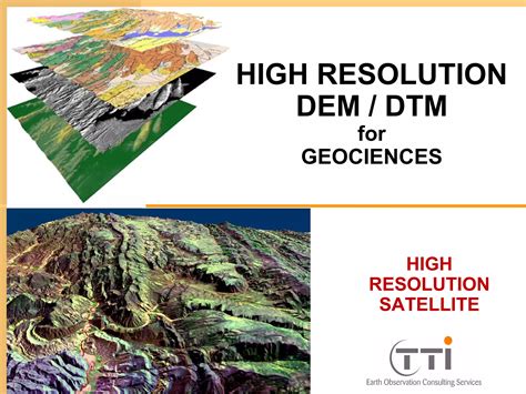 High Resolution Dem Dtm Ppt
