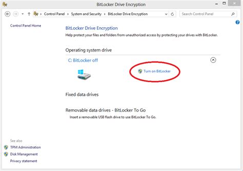 Шифрование диска Bitlocker в Windows 10