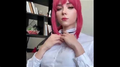 Cosplay From Chainsaw Man Redhead Makima Dominates And Gives Pussy Licking Shorts Tiktok