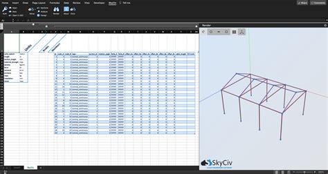 Skyciv Releases New Excel Plugin