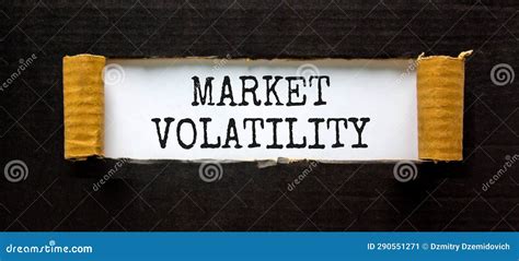 Market Volatility Symbol Concept Words Market Volatility On Beautiful