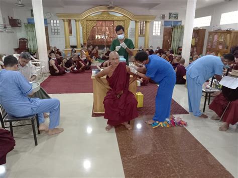 ကိုဗစ် ၁၉ ရောဂါကာကွယ် ဆေး၊ သံဖြူဇရပ်တွင် ဒုတိယအကြိမ်ထိုးနှံ ပေး Information And Public