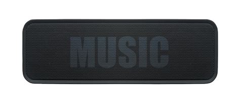 Premium Photo Isolated Modern Bluetooth Speaker With Music Written On