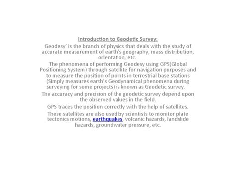 Introduction To Geodetic Surveying Pdf