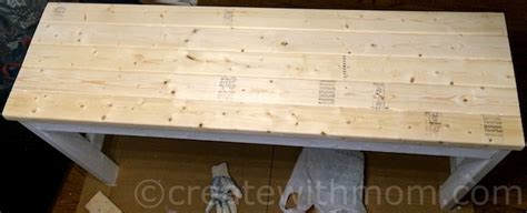 Create With Mom Sleek DIY Computer Table