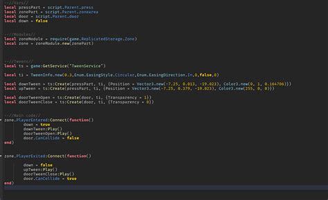 How Can I Make The Pressing Button Script Work Scripting Support Developer Forum Roblox