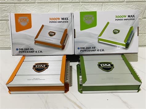 Dm Hi Power เพาเวอร์แอมป์ สำหรับขับเสียงกลางแหลมหรือซับเบส คลาสดี Class