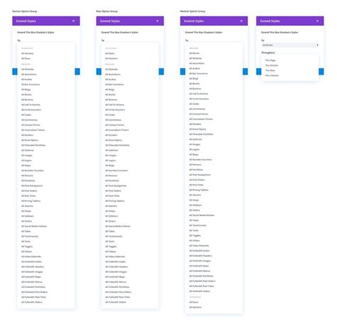 Divi Feature Sneak Peek Extend Styles