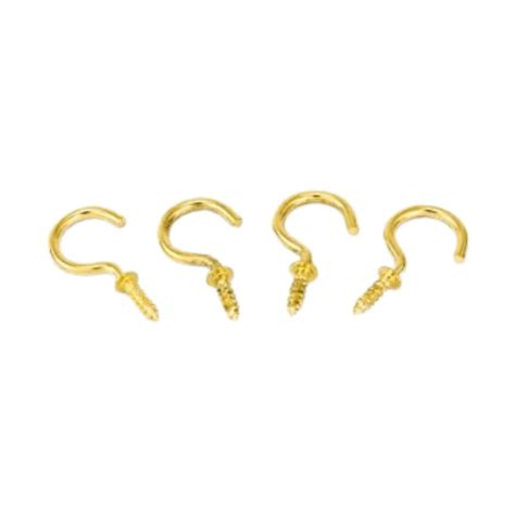 78 Brass Cup Hooks 100 Hooks Per Pack