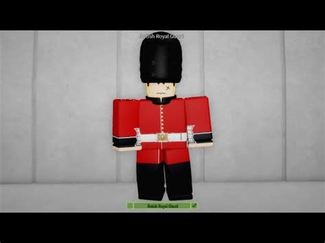 Roblox British Royal Guard Avatar Build Remake Youtube