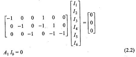 Incidence Matrix A Properties Of Incidence Matrix A KCL