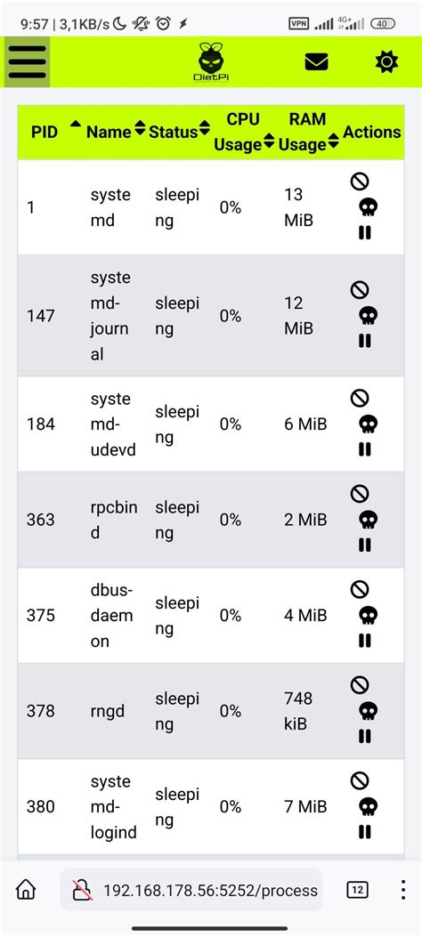 Dietpi Processes Sleeping And Not Starting After Latest Update To V8 21 1 On Rpi4