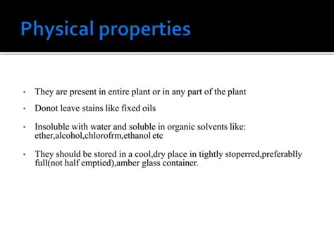Volatile Oils Ppt Pptx