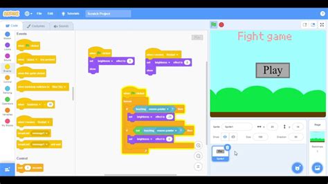 How To Make Button Play In Scratch Youtube