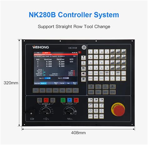 Aubalasti Cnc Router Nk280b 4 Axis Linkage Integrated Control Card Fo