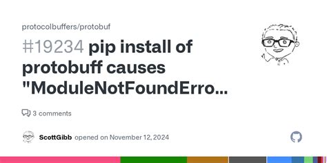 Pip Install Of Protobuff Causes Modulenotfounderror No Module Named