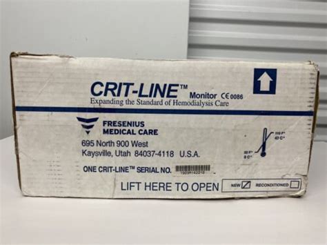 Fresenius Crit Line Iii Monitor New Old Stock Ebay