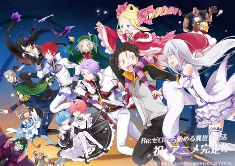 Hd Wallpaper Rezero Starting Life In Another World Characters Unite