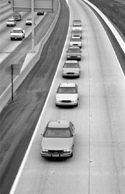 snapshot of the demonstration of automated highway system technologies