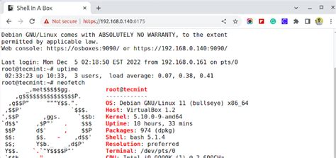 Shell In A Box Accéder Au Terminal Linux SSH Via Un Navigateur Web