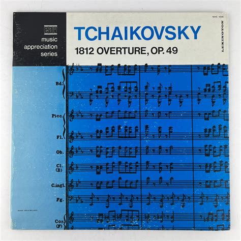 Pyotr Ilyich Tchaikovsky 1812 Overture Op 49 Vinyl Lp Record Album Mas 4038