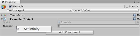 Unity Editor Menu Items