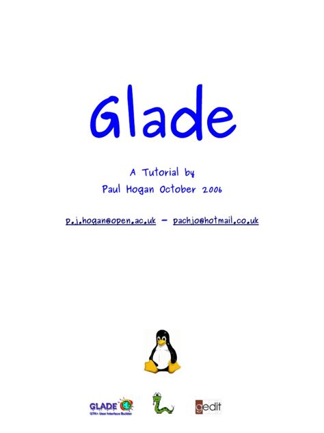 Glade Tutorial Pdf Button Computing Widget Gui