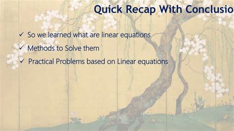 Linear Equations And Thier Use In Practical Life PPTX Physics Science