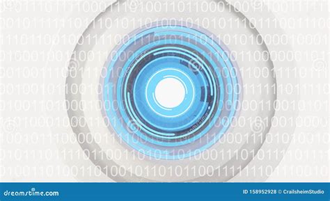Robot Eye Artificial Intelligence Data Visualization Machine Learning Or Data Scan 3d