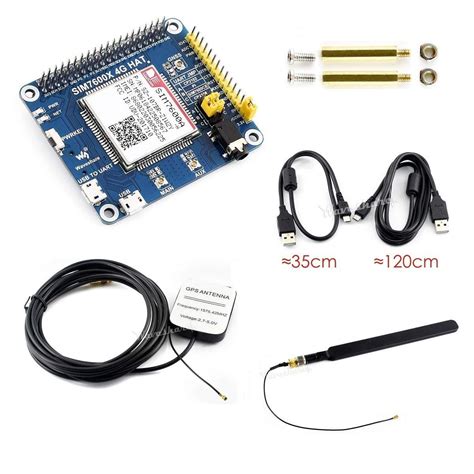 4g 3g Gnss Hat Module For Raspberry Pi Zerozero Wzero Wh2b3b3b