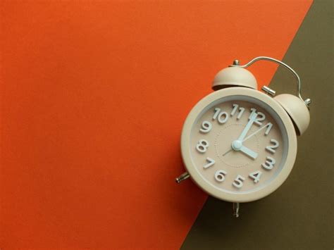 알람 시계와 카피 공간 꽃끼리 네이버 Ogq마켓