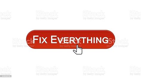 fix everything web interface button clicked with mouse cursor wine red